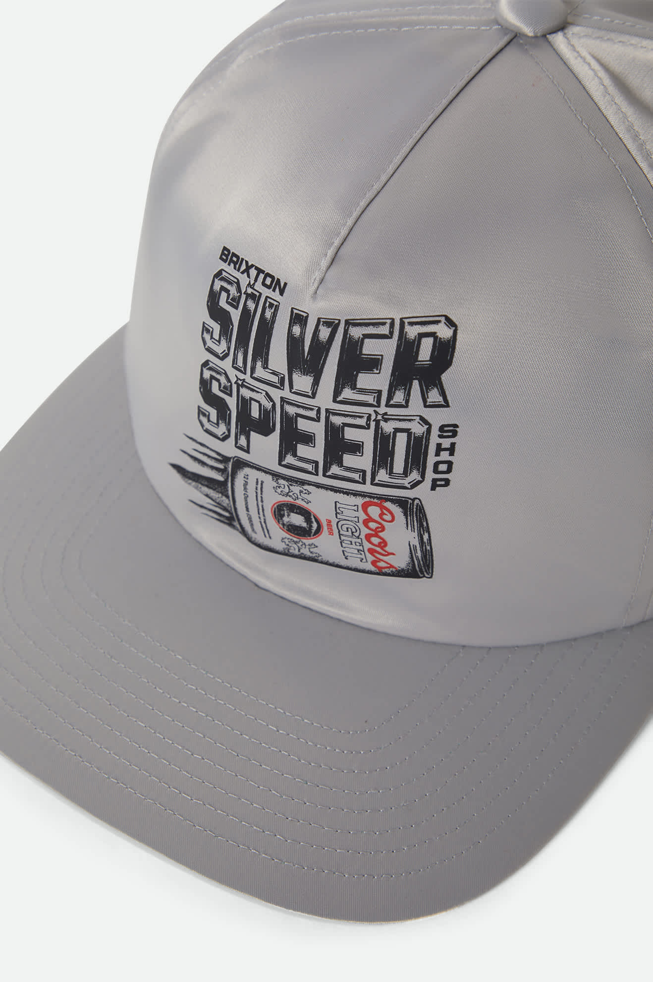 Coors Light Silver Speed Snapback - Silver - Welcome To Brixton
