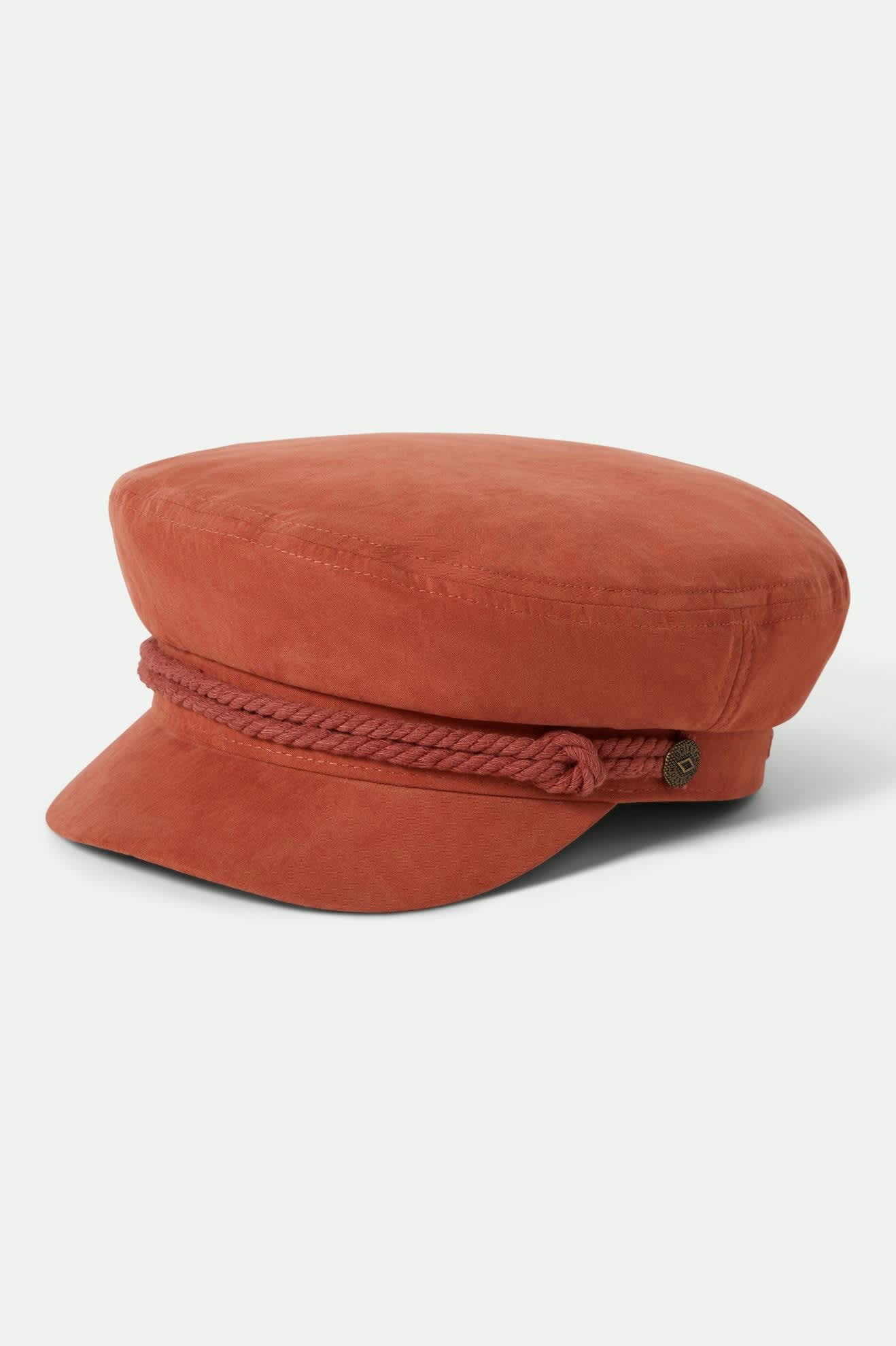 Fiddler Fisherman Cap - Terracota Brushed Satin - Welcome To Brixton